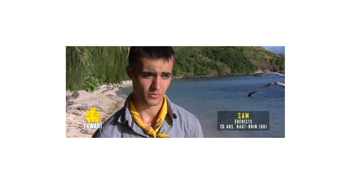 Sam dans Koh-Lanta, l'île des héros, le 28 février 2020 sur TF1 ...