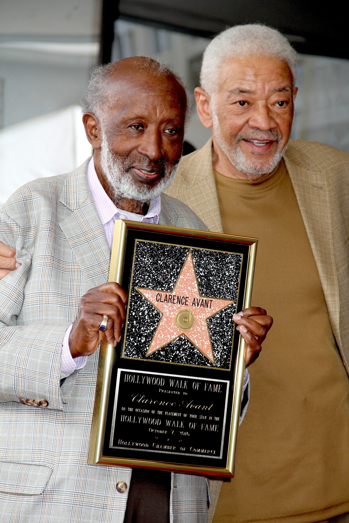 Photo : Bill Withers et Clarence Avant. © Clinton Wallace/Globe Photos ...