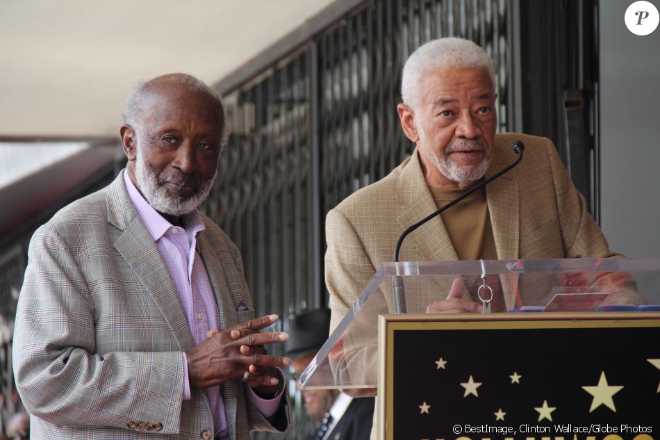 Bill Withers et Clarence Avant qui reçoit son étoile sur le Hollywood ...