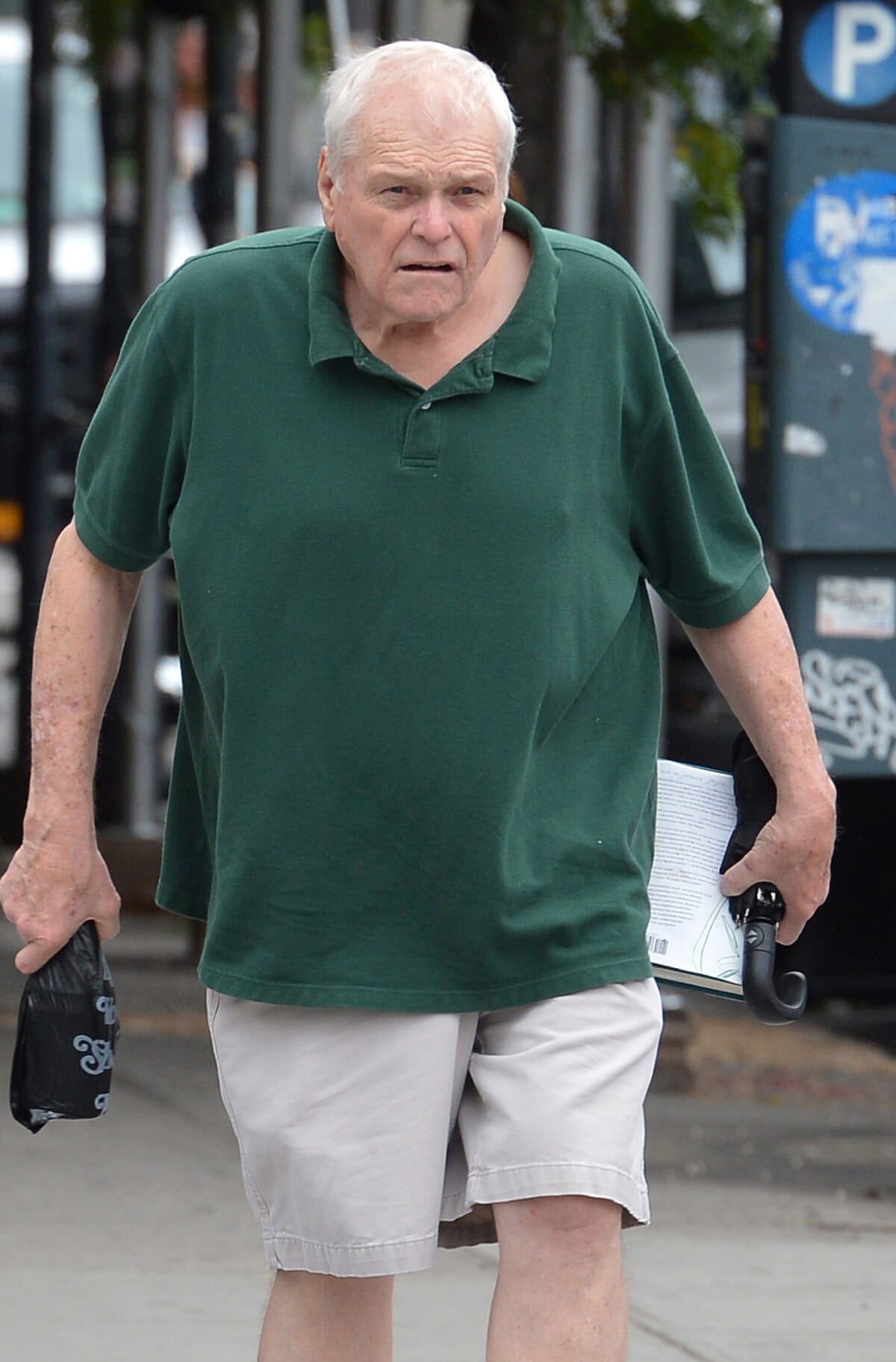 Photo : Brian Dennehy à New York en 2012. - Purepeople