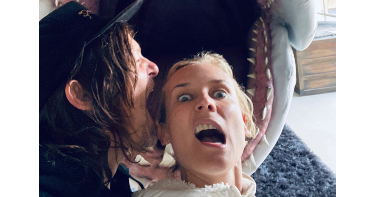 Diane Kruger : Confinée, elle fait la grimace avec son chéri Norman ...