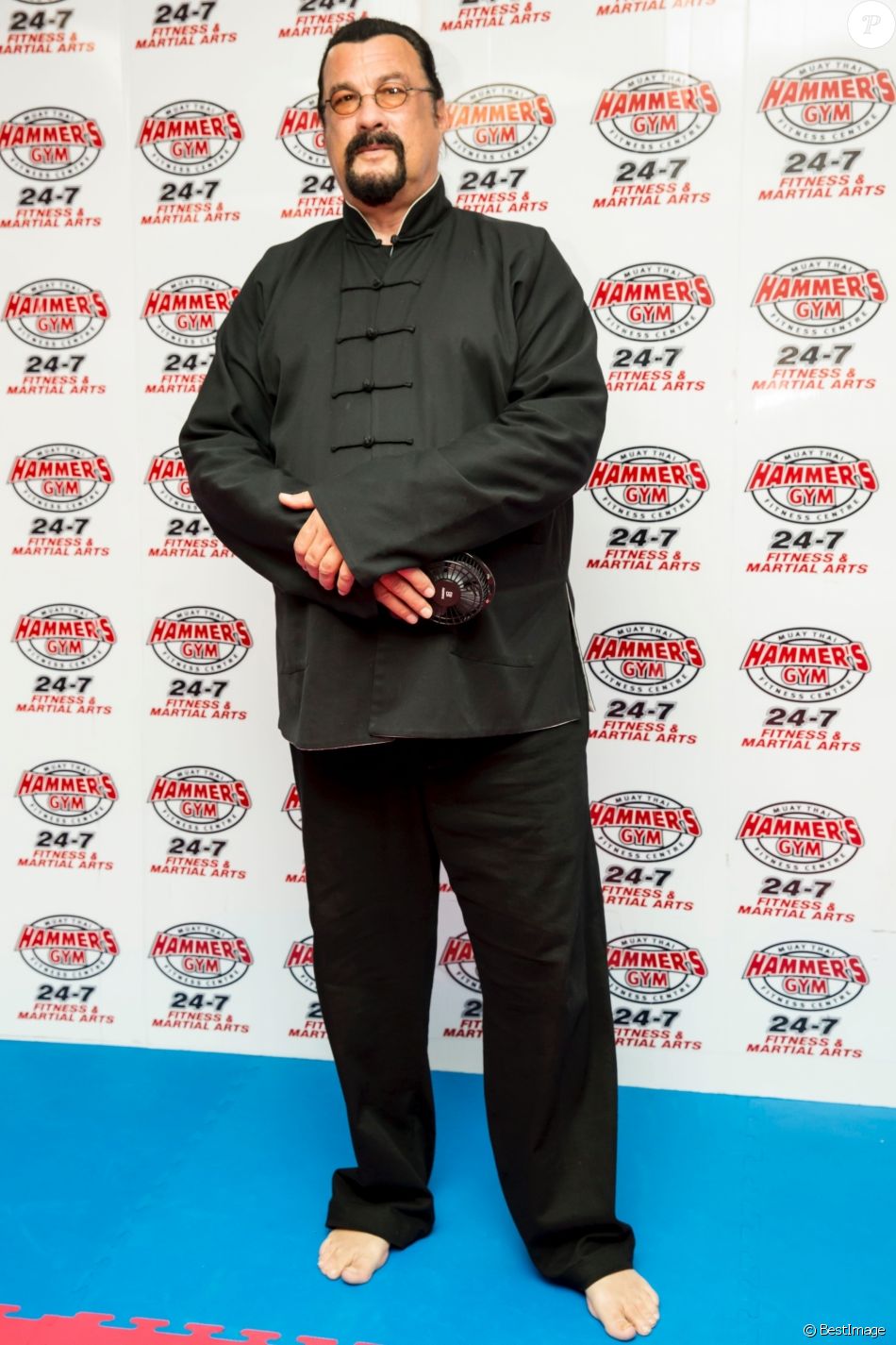 Exclusif - Steven Seagal lors d'une séance d'entraînement d'arts ...