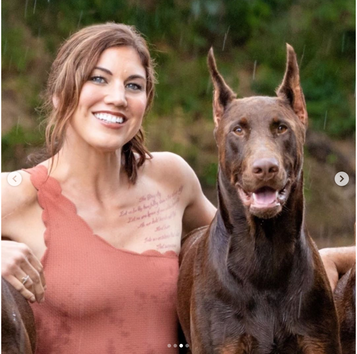 Photo : Conan, le chien de l'ancienne footballeuse Hope Solo, est mort ...