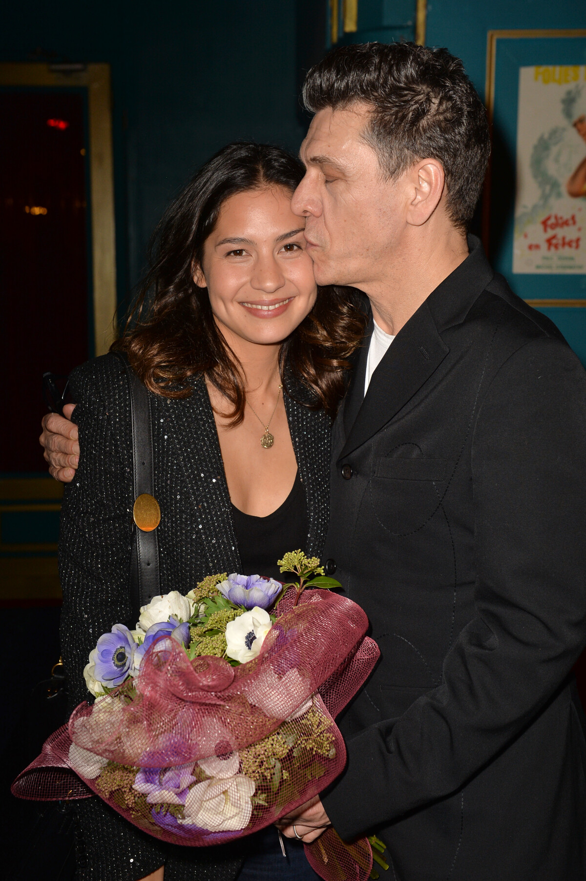 Photo : Exclusif - Marc Lavoine et sa compagne Line Papin à la générale ...