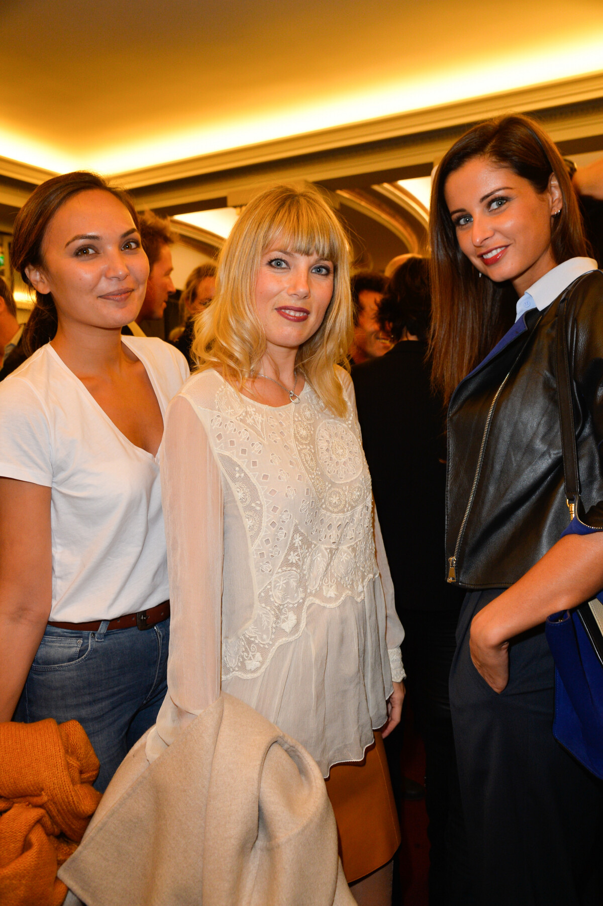 Photo : Valérie Bègue (Miss France 2007), Mélanie Page et Malika Ménard ...