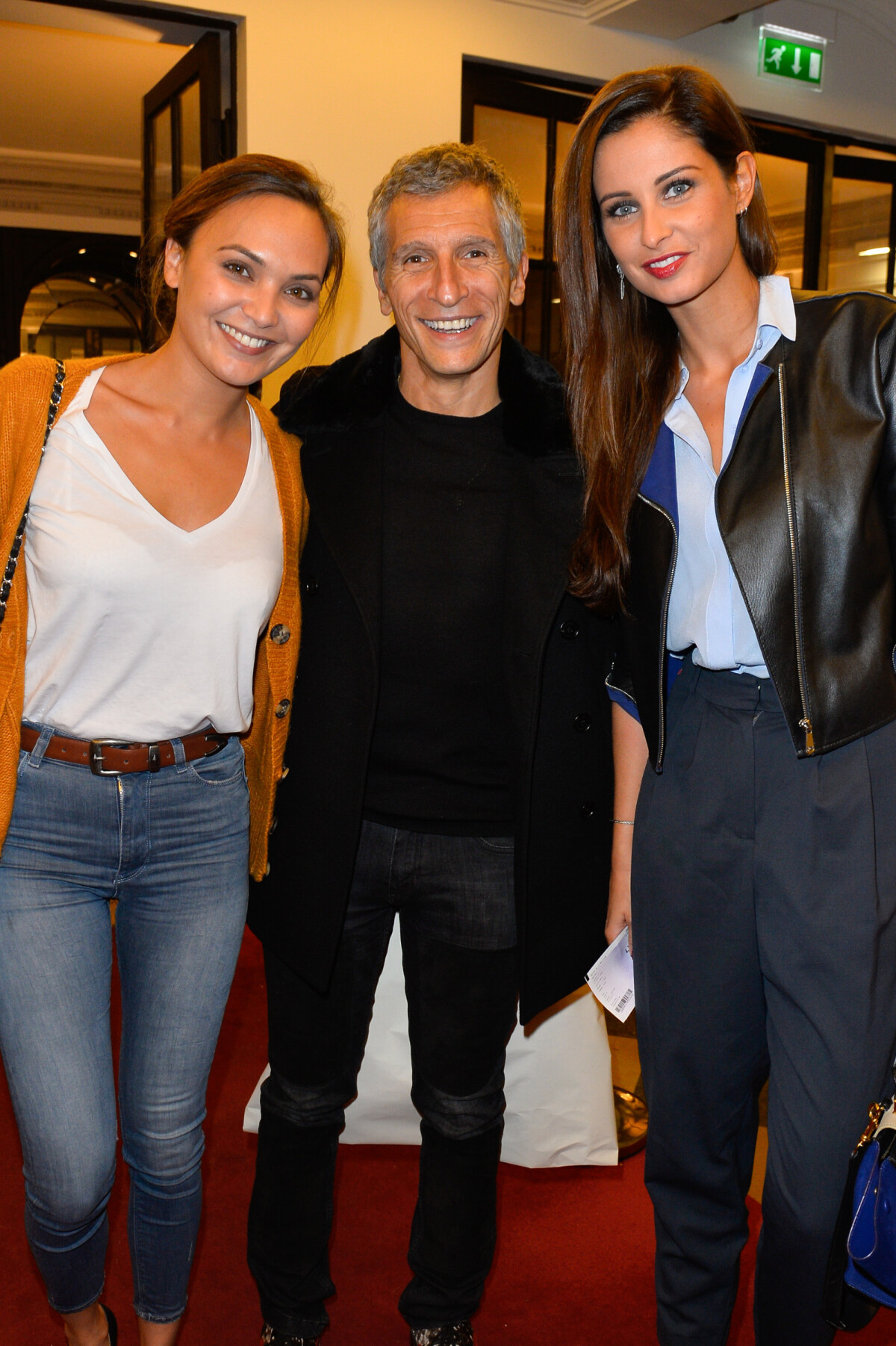 Photo : Valérie Bègue (Miss France 2007), Nagui et Malika Ménard (Miss ...