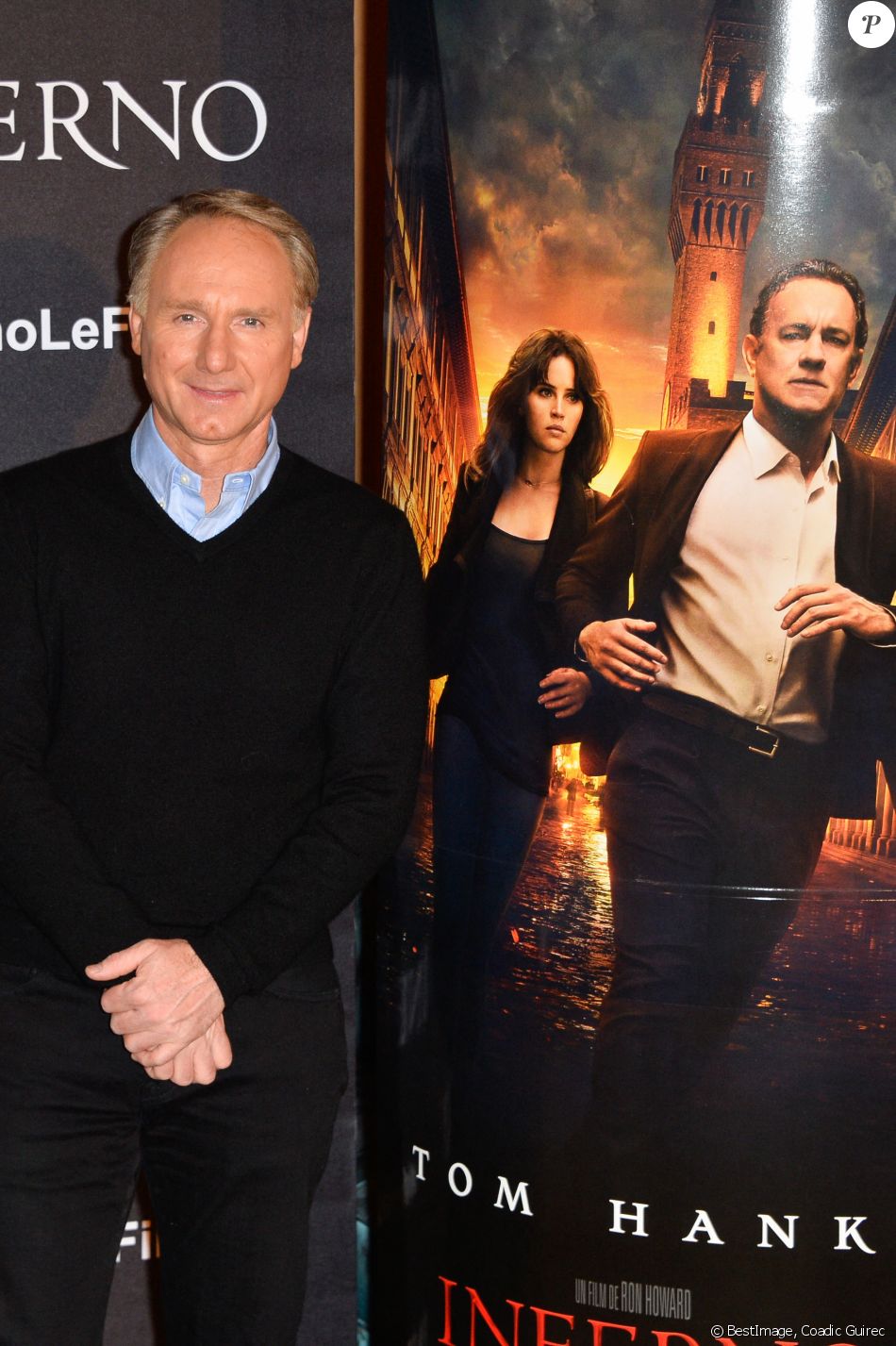 Dan Brown - Photocall du film Inferno à Paris le 11 octobre 2016 ...
