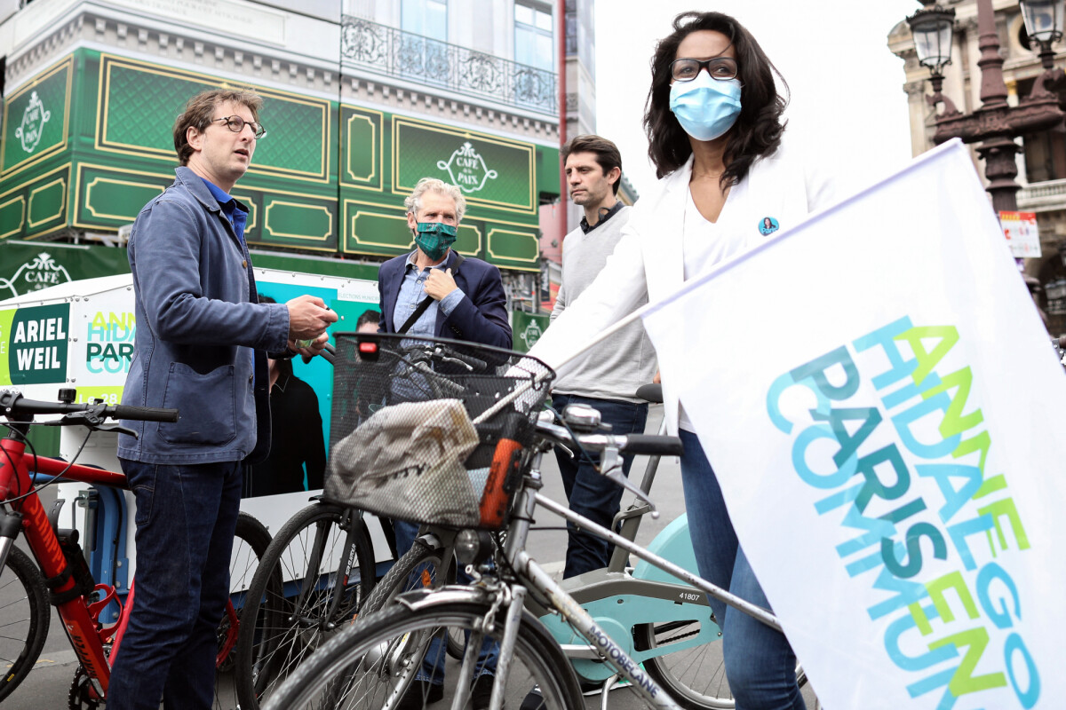 Photo : Audrey Pulvar et Ariel Weil - La maire de Paris, Anne Hidalgo ...
