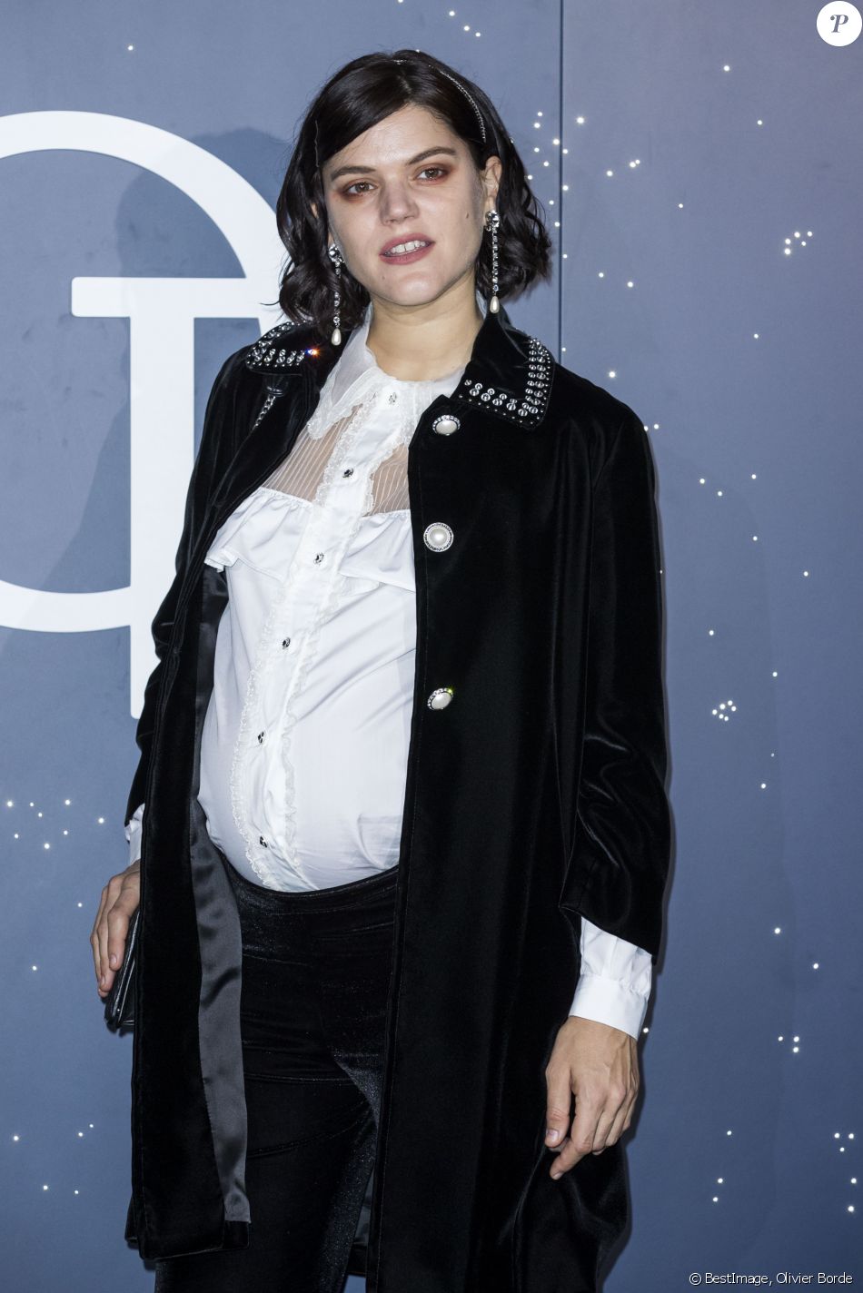 Soko enceinte - Photocall du gala de l'ouverture de la saison de l ...