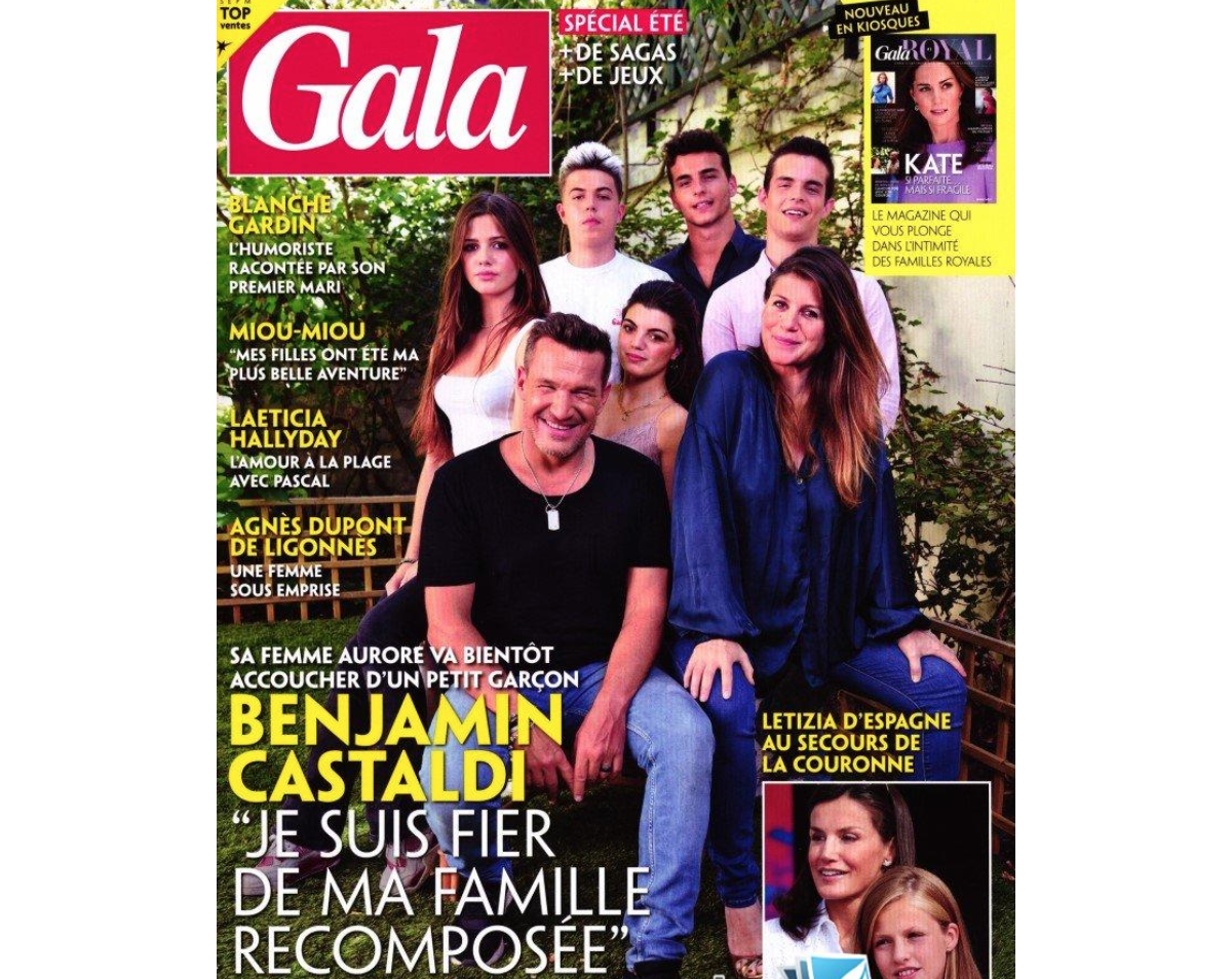 Photo : Une du magazine "Gala". Août 2020. - Purepeople