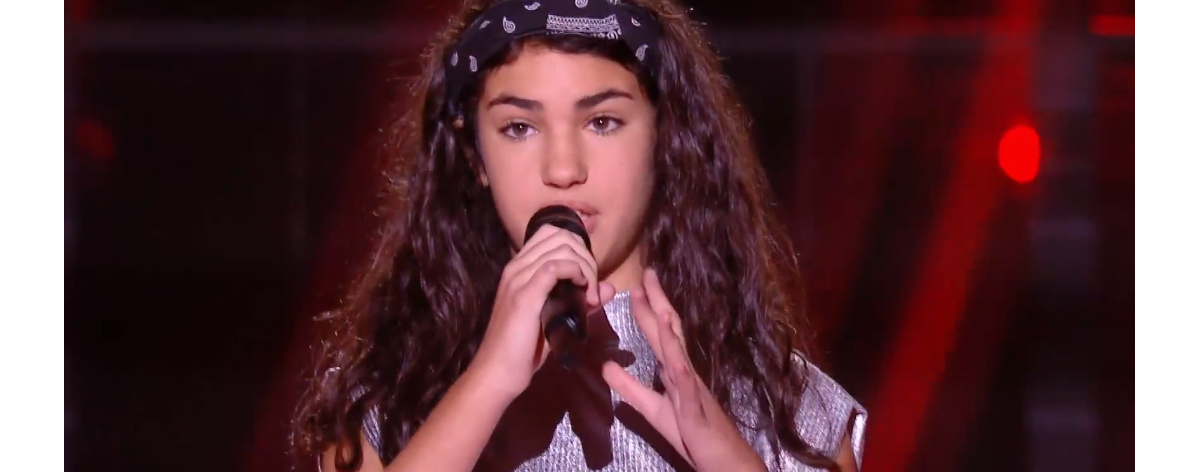 Photo : Eva, candidate de "The Voice Kids 7" dans l'équipe de Jenifer ...