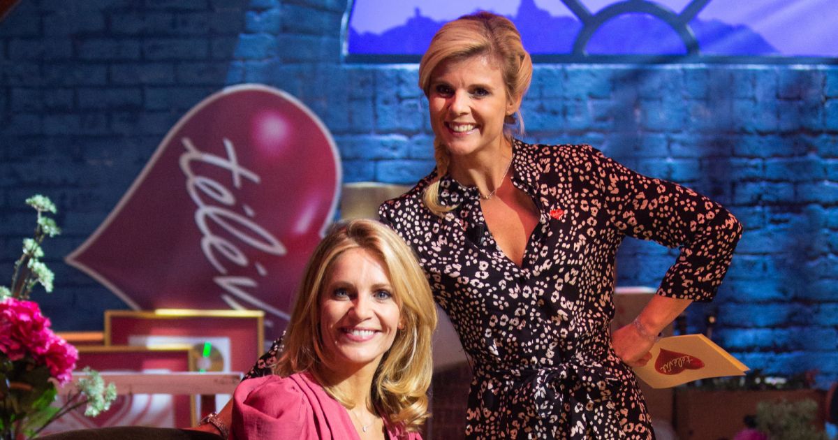 Sandrine Corman ( animatrice RTL ) & journaliste Caroline Fontenoy lors ...