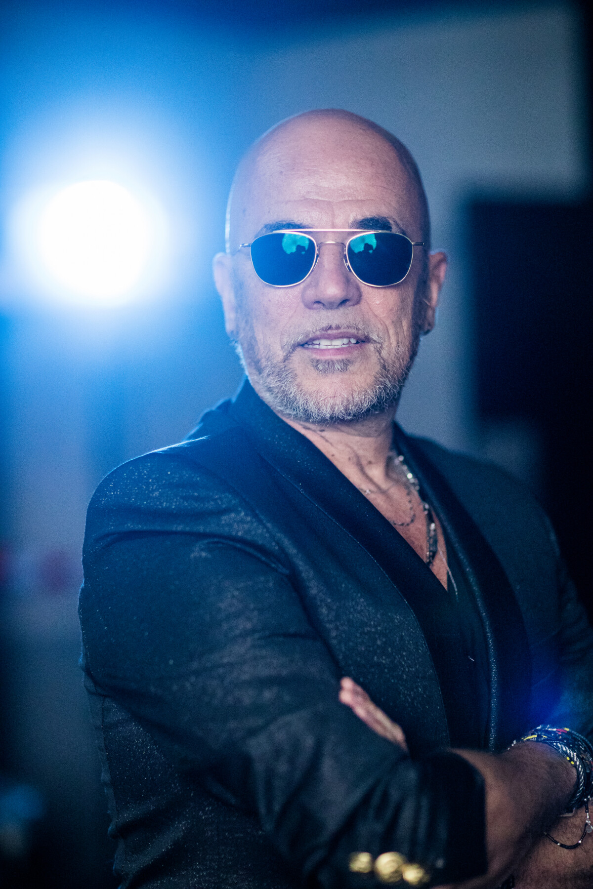 Photo : Exclusif - Pascal Obispo - Backstage artistes avant le direct ...