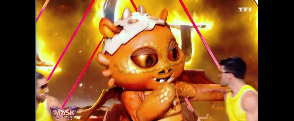 Photo : Le Dragon dans "Mask Singer 2020", le 24 octobre 2020, sur TF1 ...