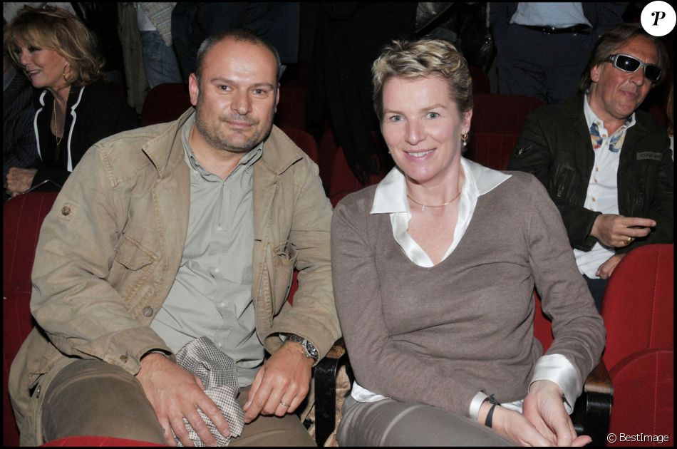 Elise Lucet et son mari Martin Bourgeois - Générale du spectacle ...