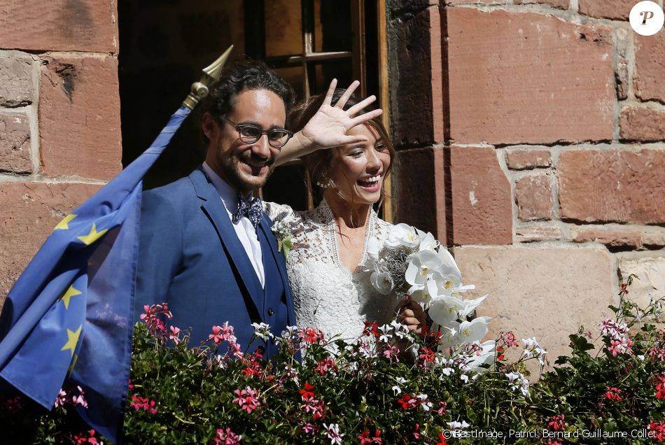 Mariage de Thomas Hollande et de la journaliste Emilie Broussouloux l ...