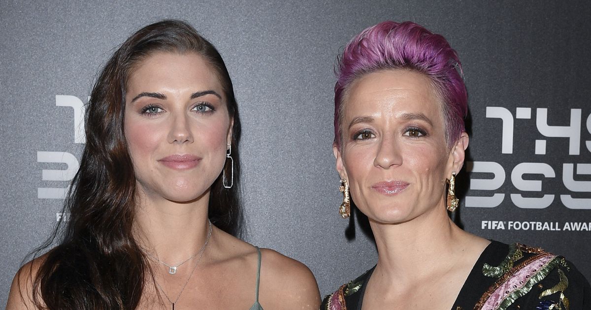Alex Morgan et Megan Rapinoe - Les célébrités arrivent à la cérémonie ...