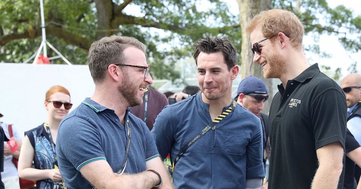 JJ Chalmers et Jaco van Gass - Le prince Harry assiste à l'épreuve de ...
