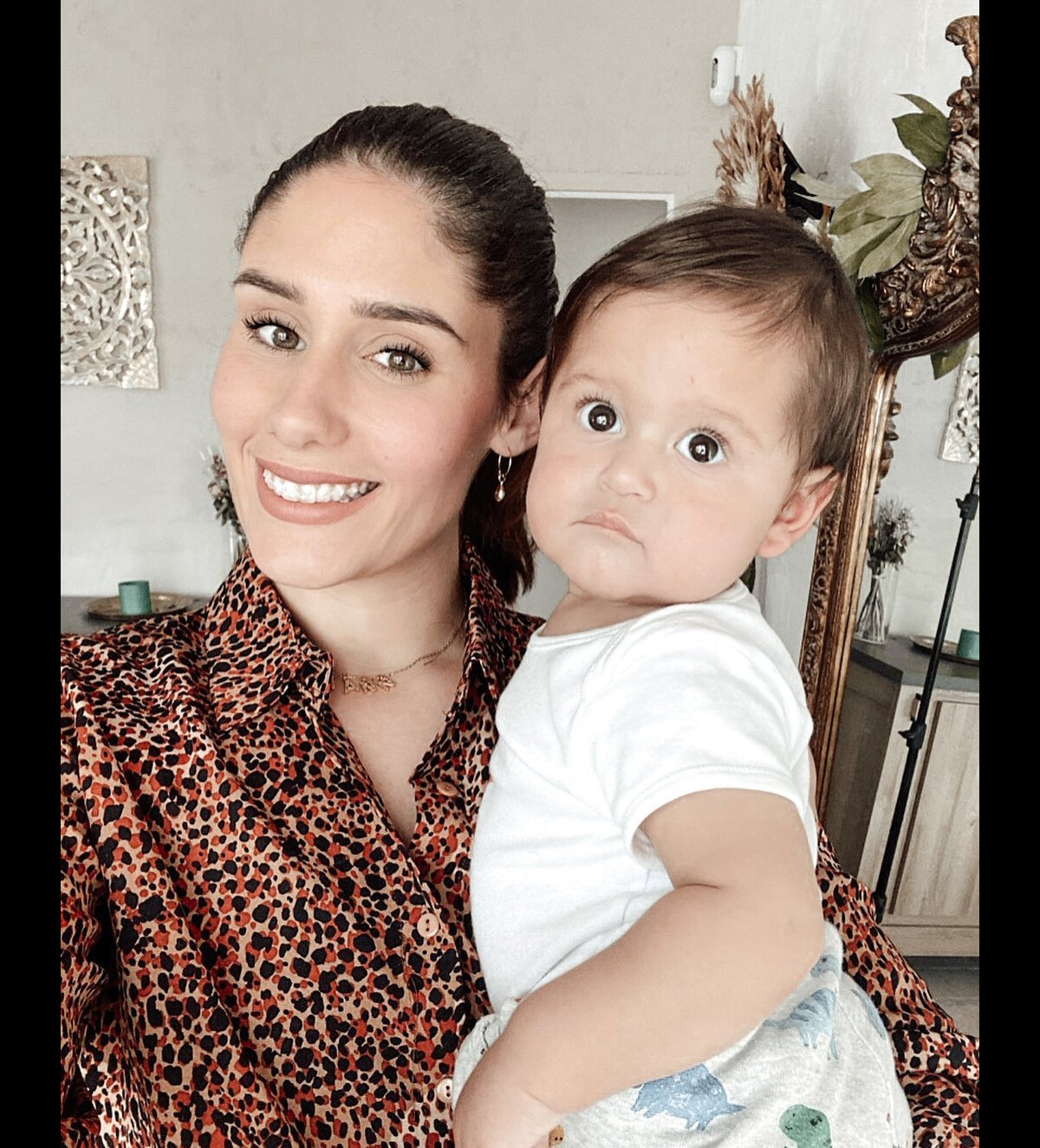 Photo : Jesta et son fils Juliann, le 5 mars 2020, sur Instagram ...