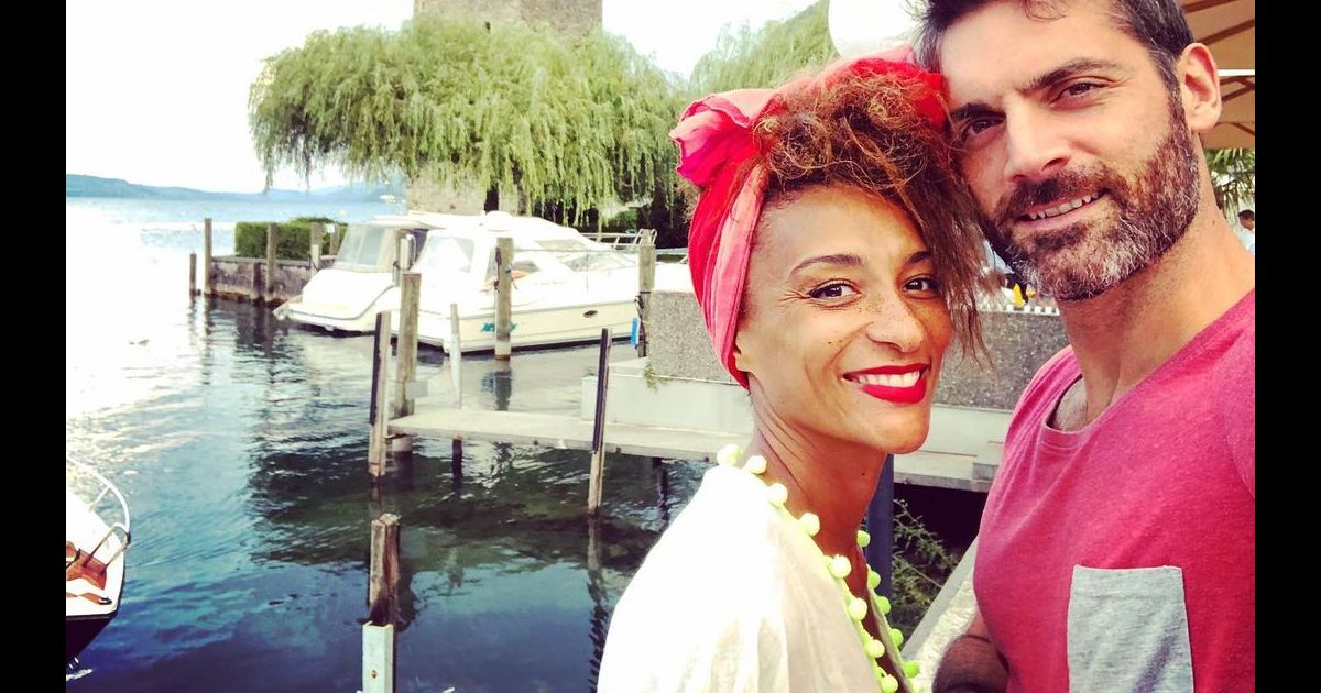 Gil Alma et sa femme Aminata, décembre 2019 - Purepeople
