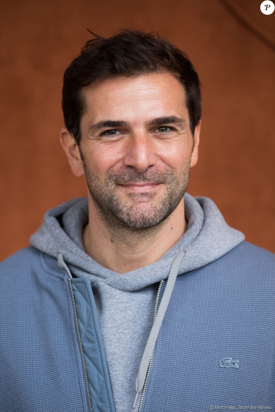 Grégory Fitoussi au village lors des internationaux de tennis de Roland ...