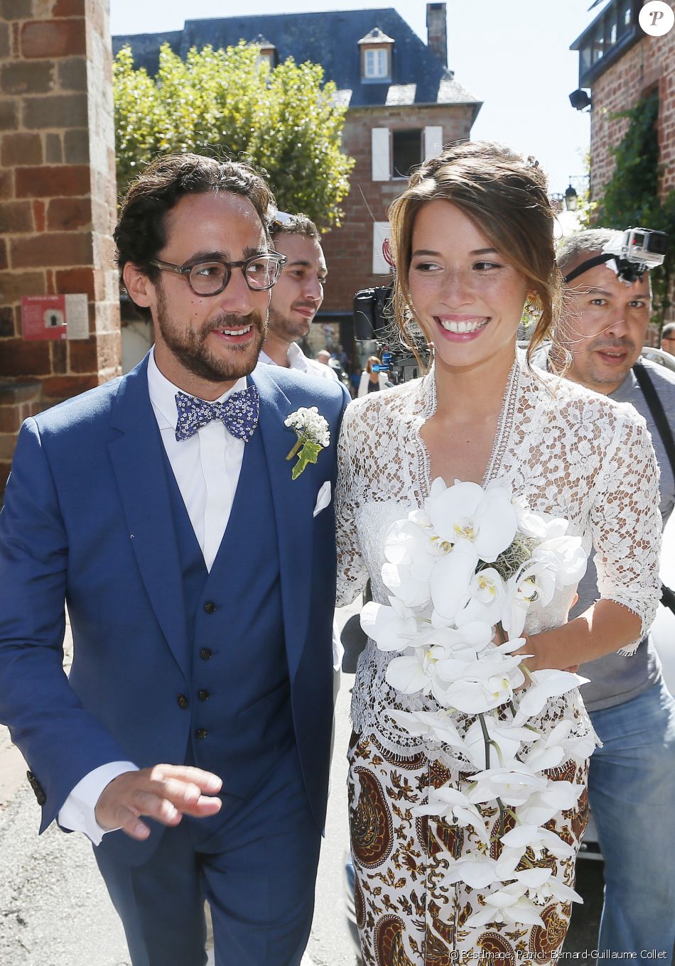 Mariage de Thomas Hollande et de la journaliste Emilie Broussouloux à ...