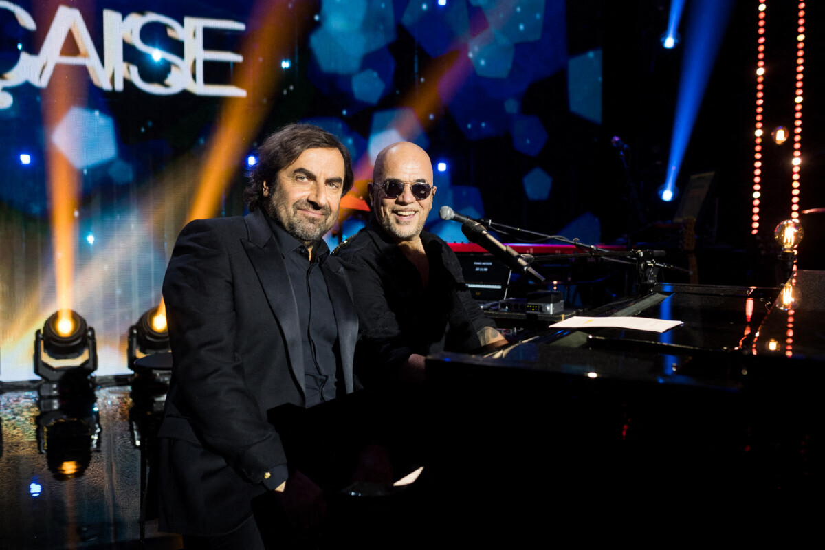 Photo : Exclusif - André Manoukian et Pascal Obispo - Enregistrement de ...