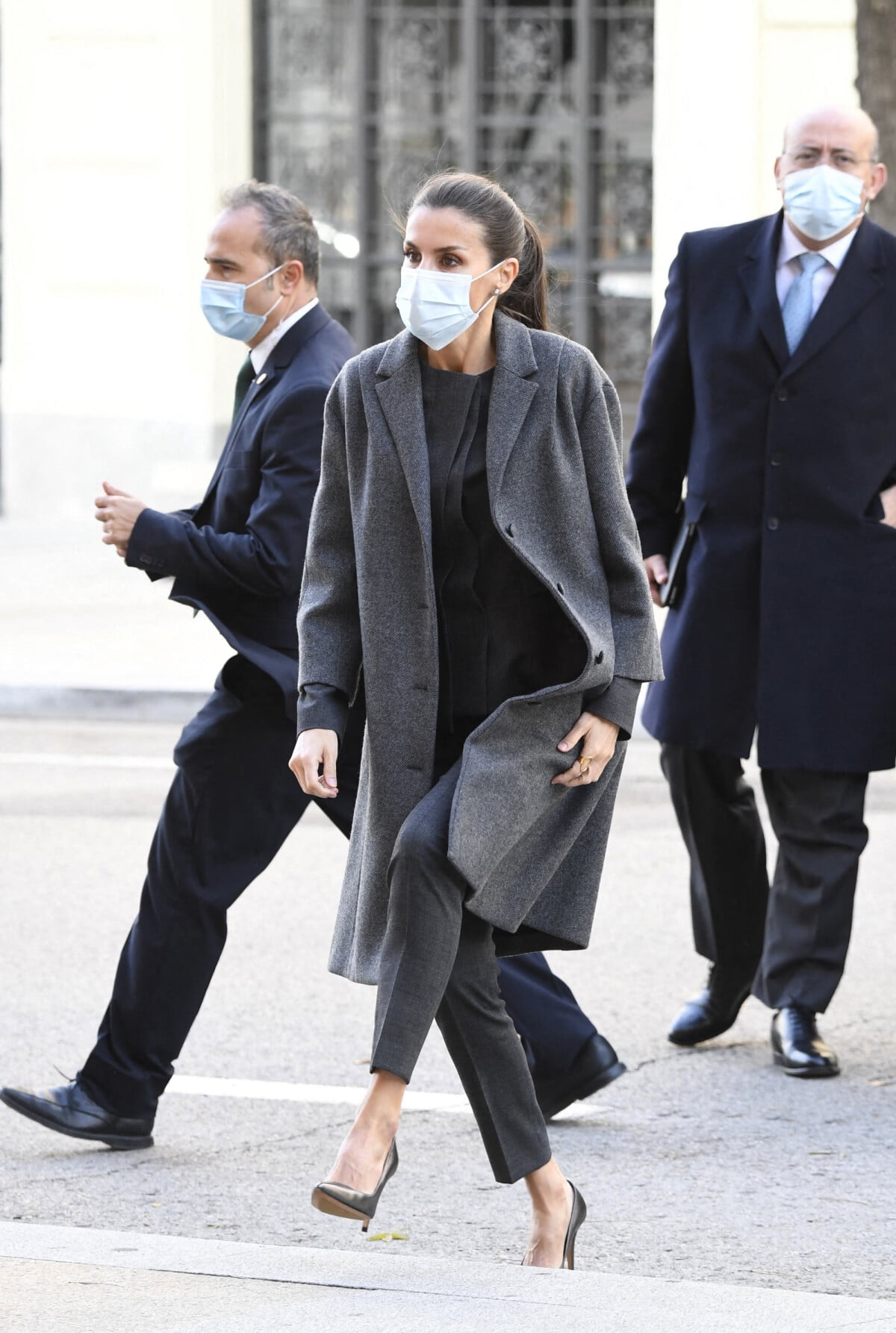 Photo : La reine Letizia d'Espagne assiste à une réunion avec la ...