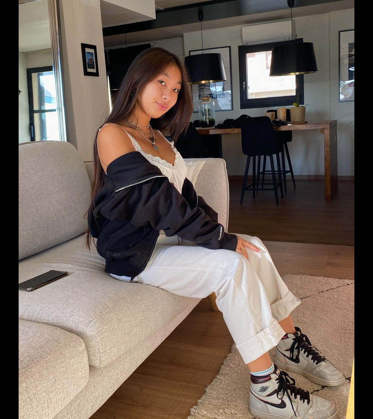 Photo : Jade Hallyday sur Instagram, décembre 2020. - Purepeople