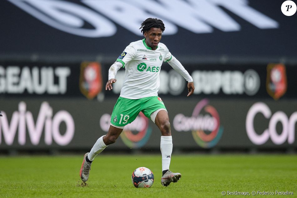 Yvan Neyou ( 19 - Saint Etienne ) - Saint-Etienne a battu Rennes (2 - 0 ...
