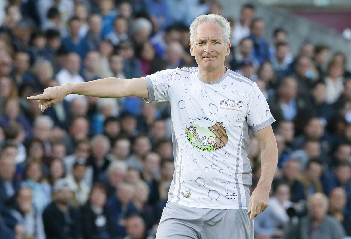 Photo : Christian Jeanpierre lors du "Match des légendes" (match ...