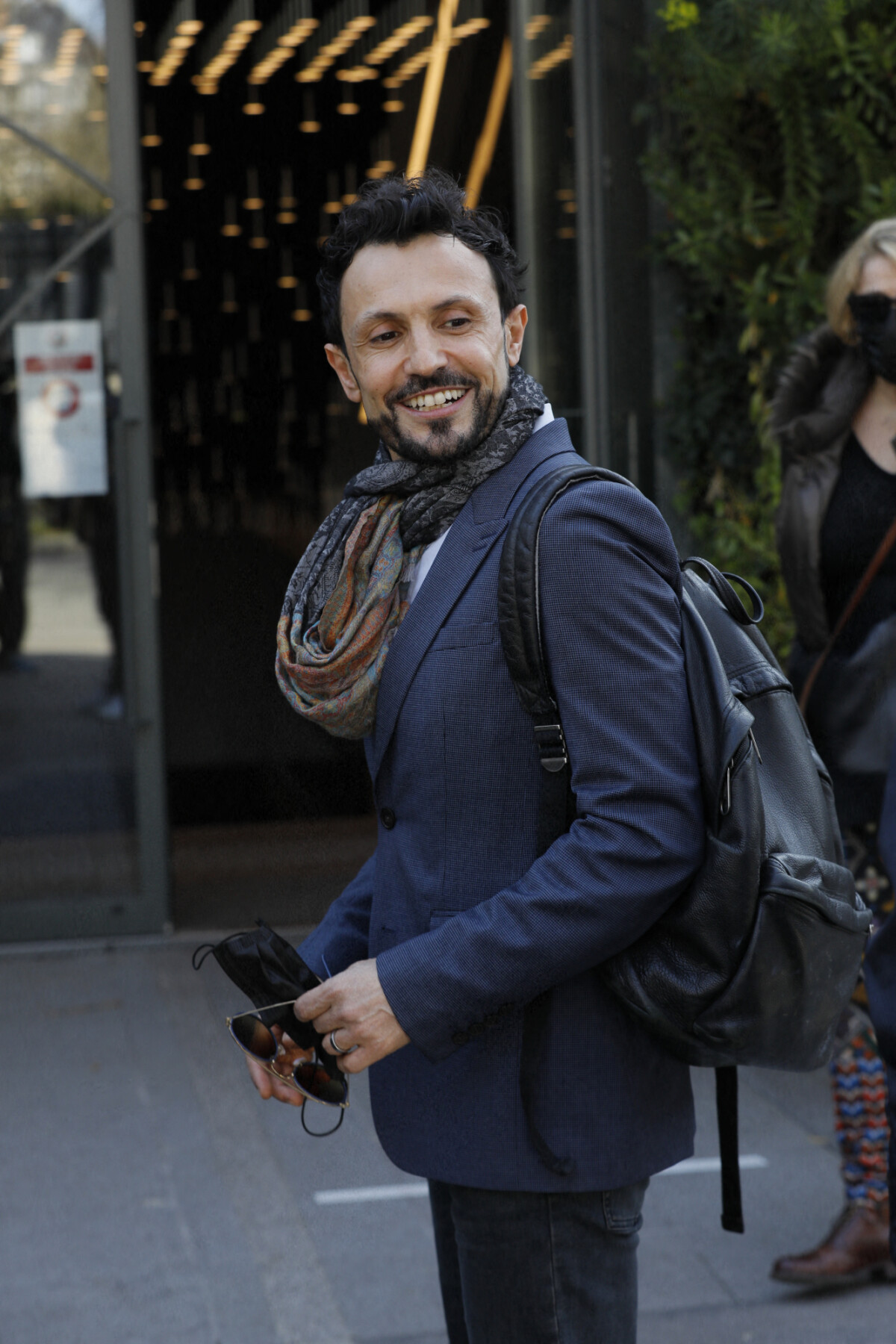 Photo : Willy Rovelli - Les artistes arrivent au studio Gabriel pour l ...