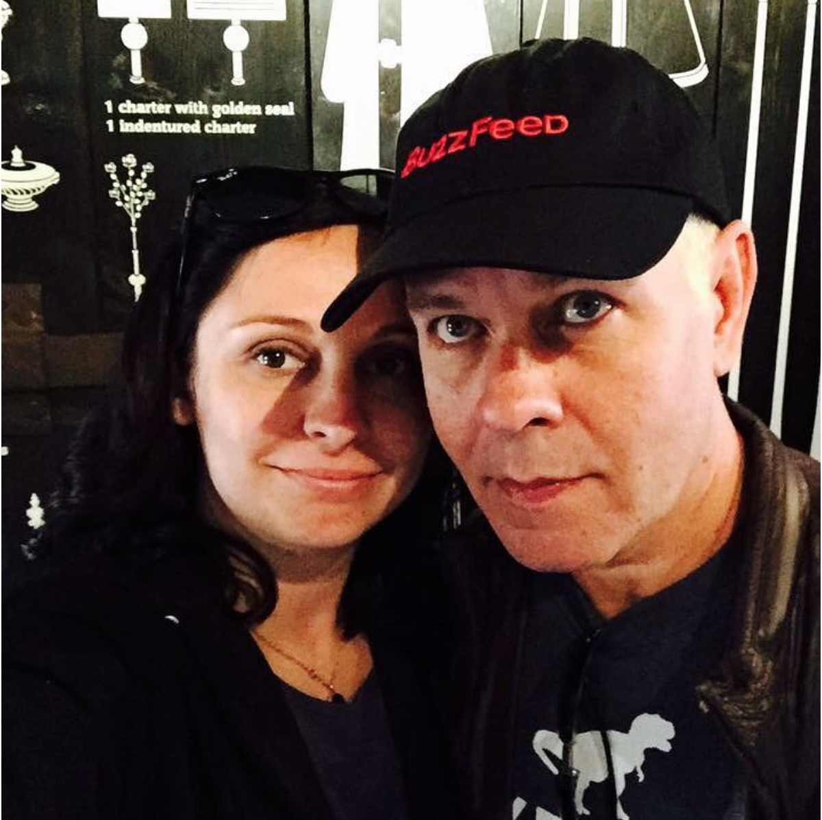 Photo : James Michael Tyler et son épouse. Septembre 2015. - Purepeople