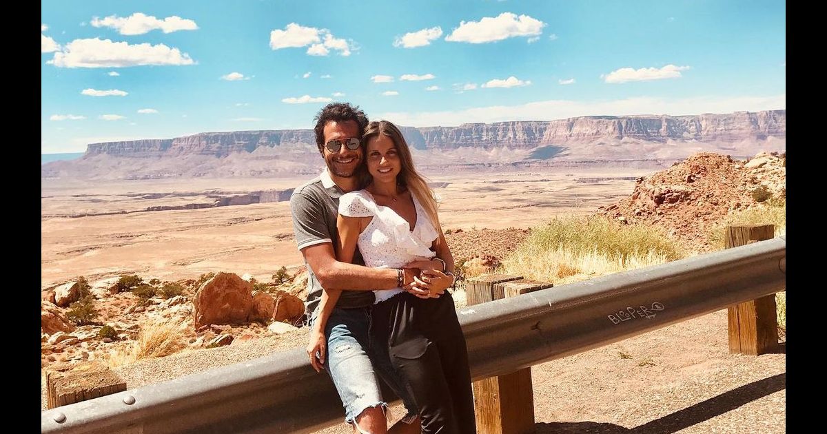 Amir et son épouse Lital sur Instagram. - Purepeople
