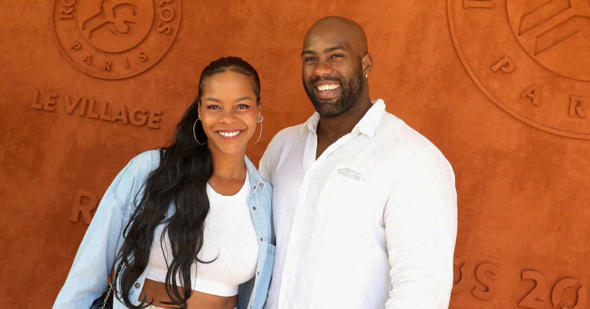 Teddy Riner et sa compagne Luthna Plocus : couple mignon à Roland ...