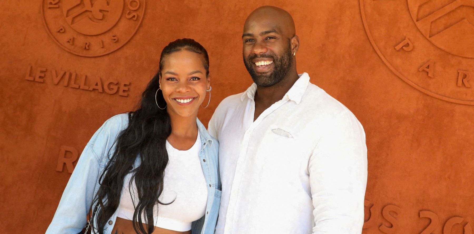 Teddy Riner et sa compagne Luthna Plocus : couple mignon à Roland ...