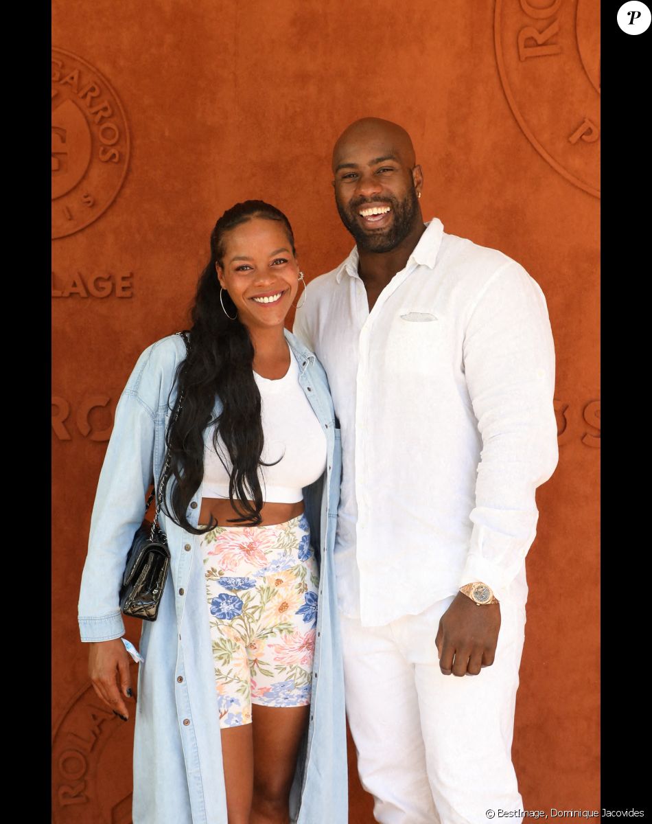Teddy Riner et sa compagne Luthna Plocus : couple mignon à Roland ...