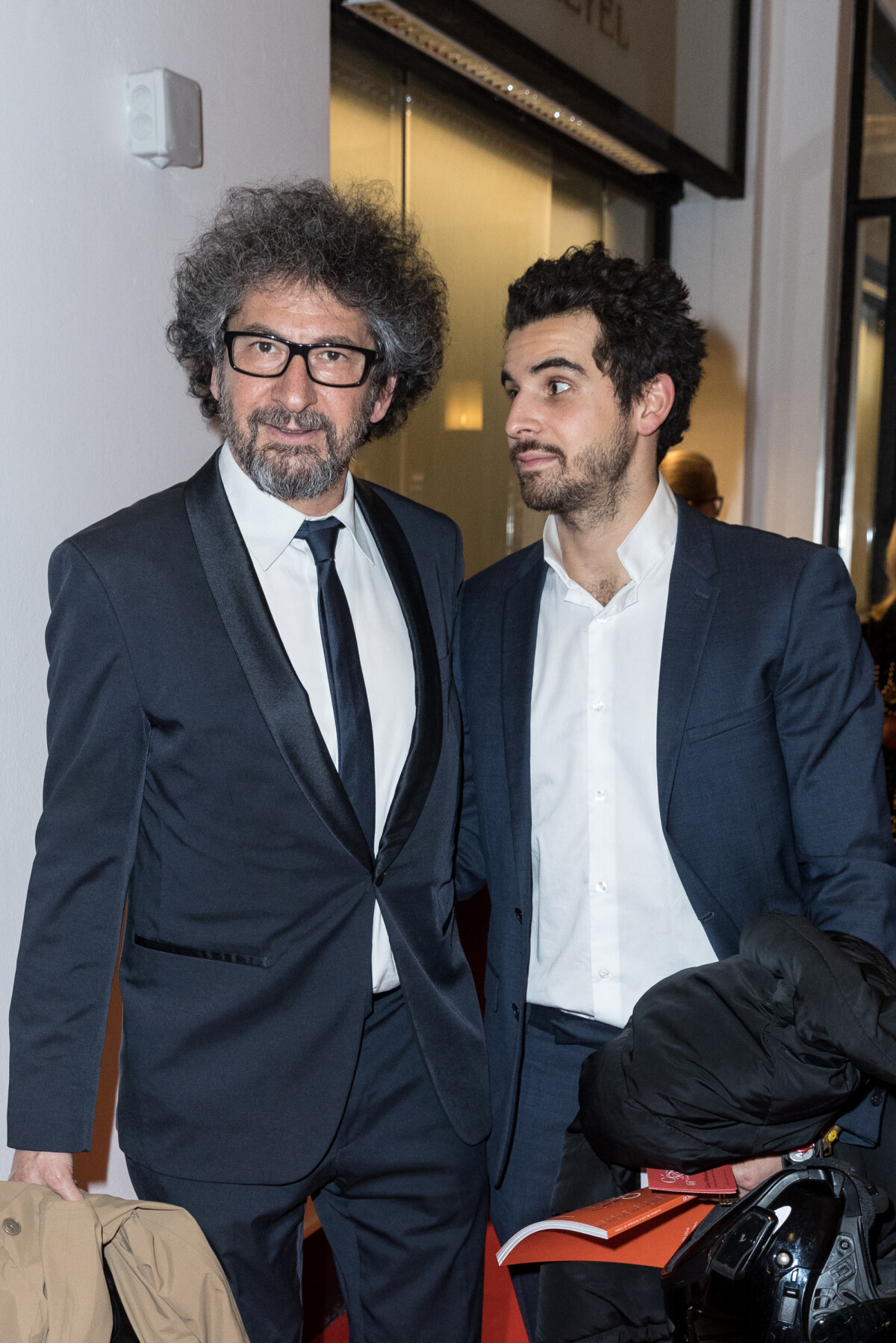 Photo : Radu Mihaileanu et son fils Gary - Arrivées à la 44ème ...