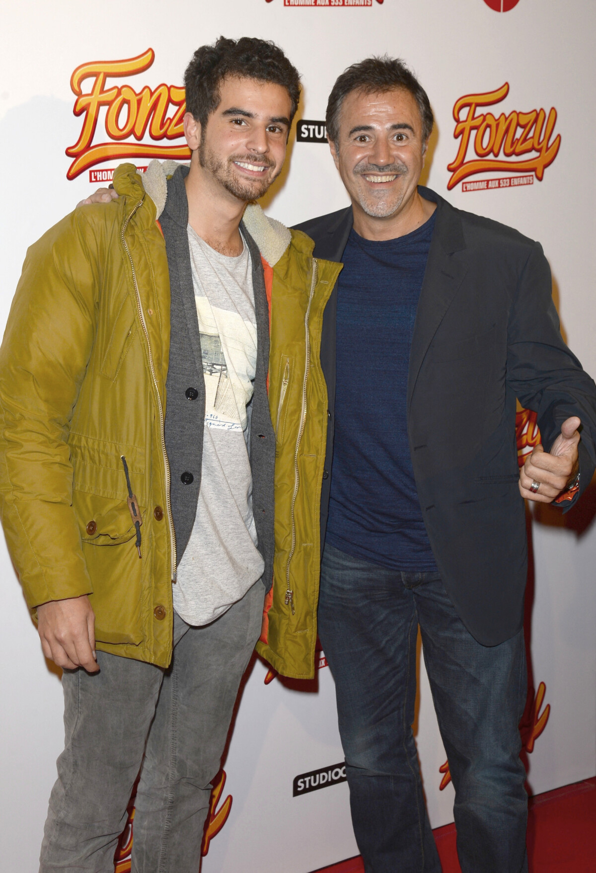 Photo : Gary Mihaileanu et Jose Garcia - Avant-premiere du film "Fonzy ...