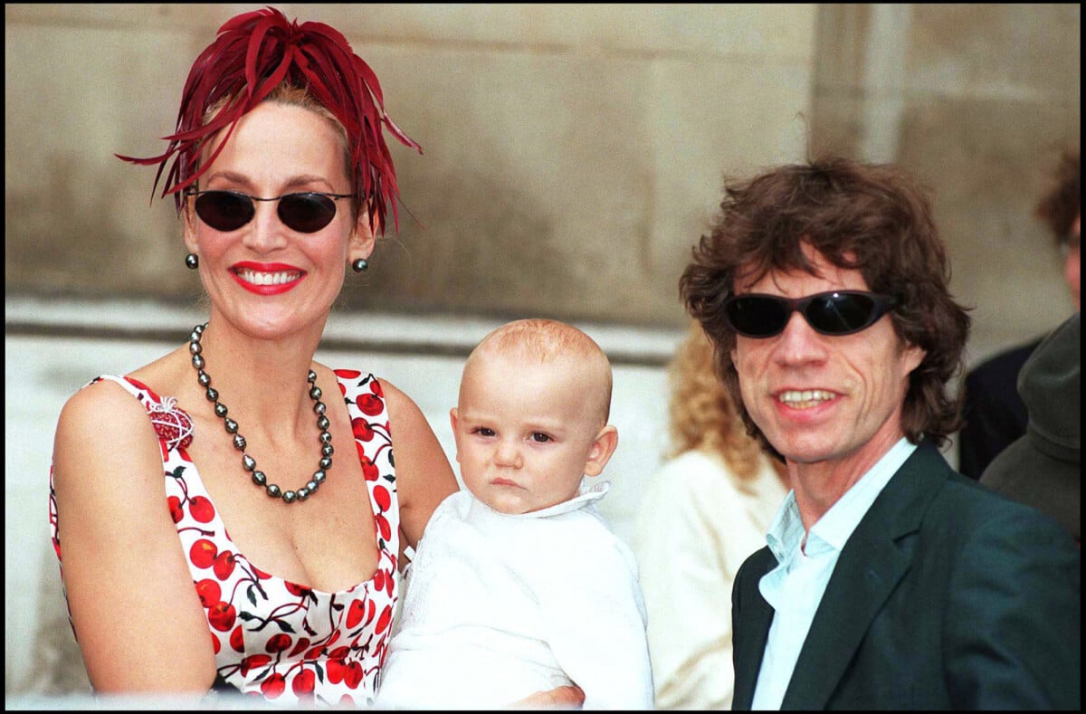 Photo : JERRY HALL, MICK JAGGER ET LEUR FILS GABRIEL AU MARIAGE DE ...