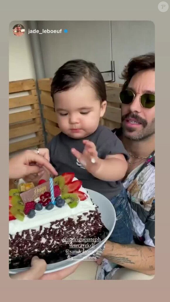 Jade Leboeuf et Stéphane Rodrigues fêtent le 1er anniversaire de leur ...