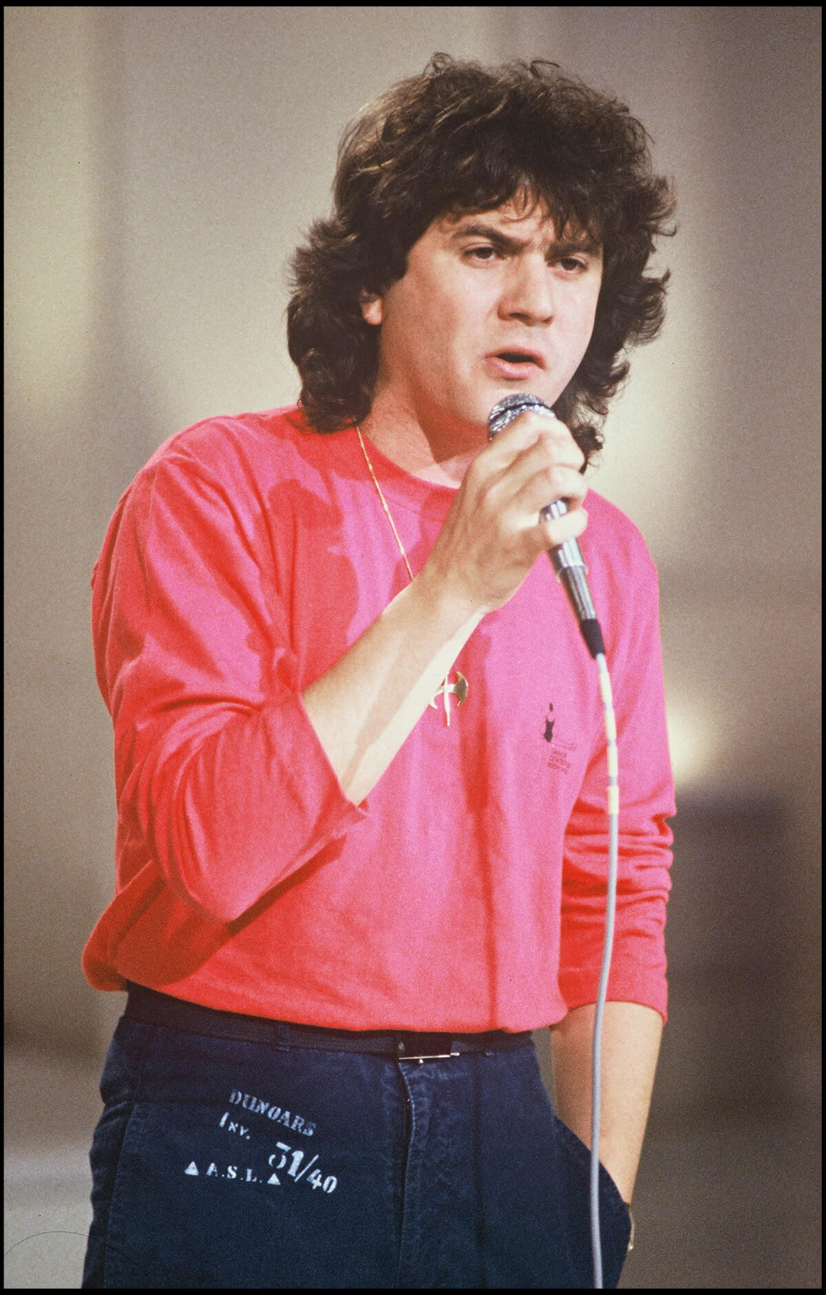 Photo : Archives - Daniel Balavoine sur un plateau télé - Purepeople