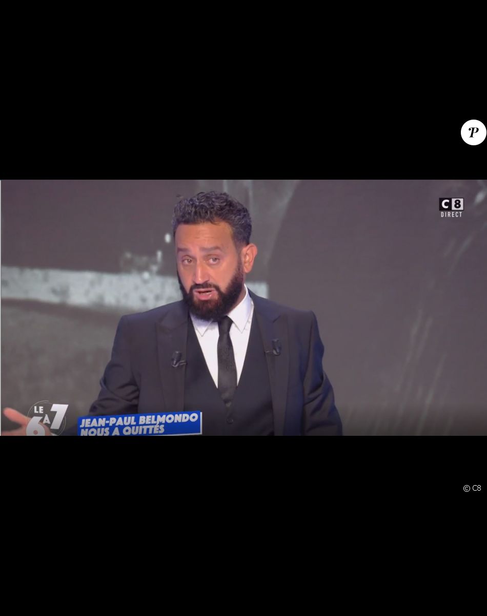 Cyril Hanouna fond en larmes en évoquant Jean-Paul Belmondo dans TPMP ...
