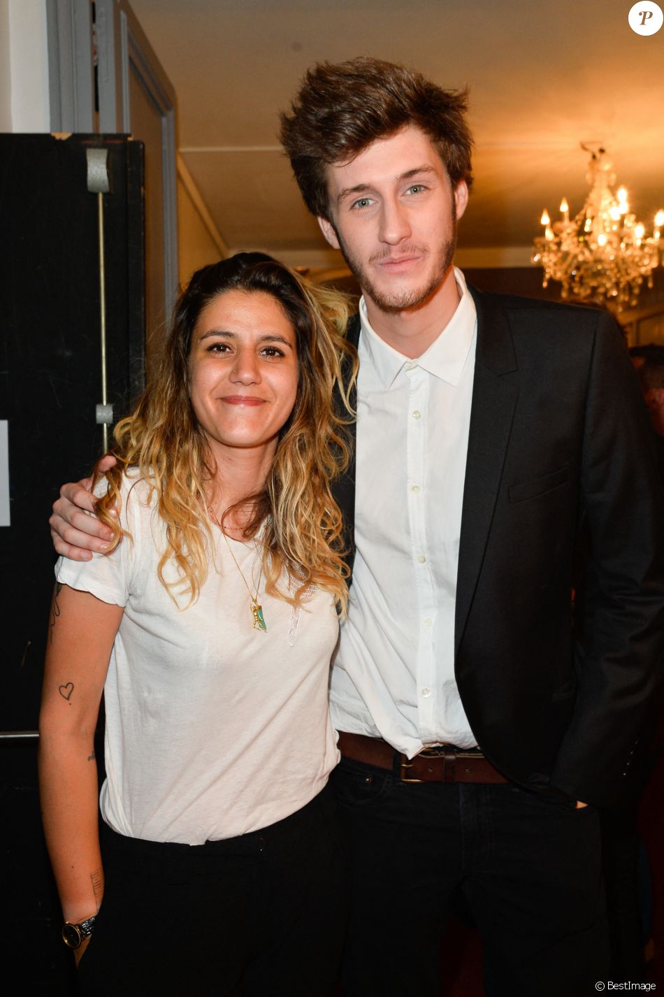 Joana Balavoine (fille de Daniel Balavoine) et Jean-Baptiste Maunier ...