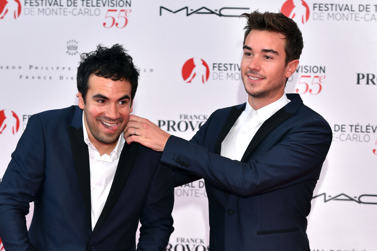 Photo : Alex Goude et son mari Romain - Photocall de la soirée d ...