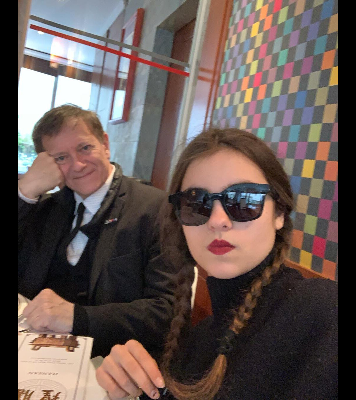 Photo : Toscane Huster en mode "incognito" avec son papa, Francis ...