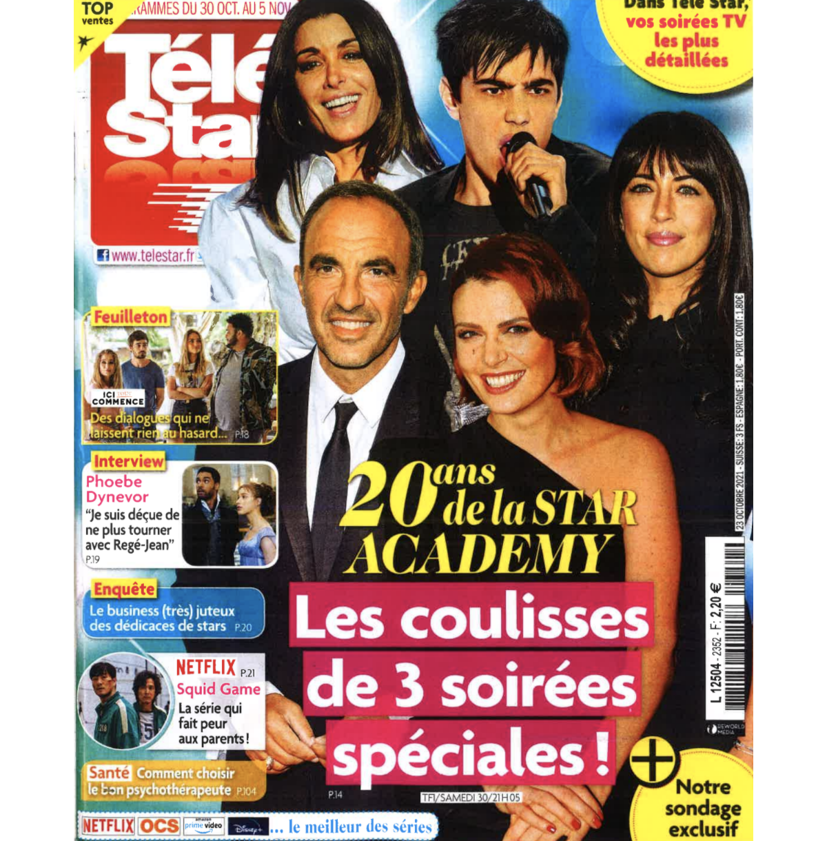 Photo : Couverture du magazine Télé Star - Purepeople