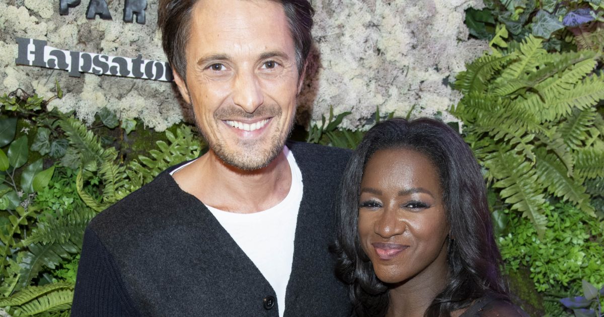 Vincent Cerutti et sa compagne Hapsatou Sy (enceinte de son deuxième ...