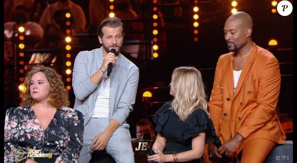 Jérémy Amelin, Maud Verdeyen et Jean-Luc Guizonne lors du prime pour ...