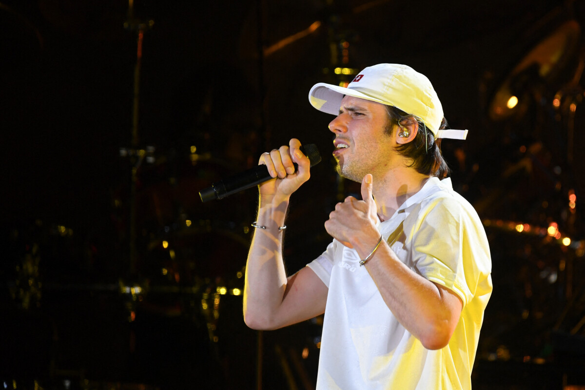 Photo : Orelsan en concert sur la place Massena lors de la 24ème ...